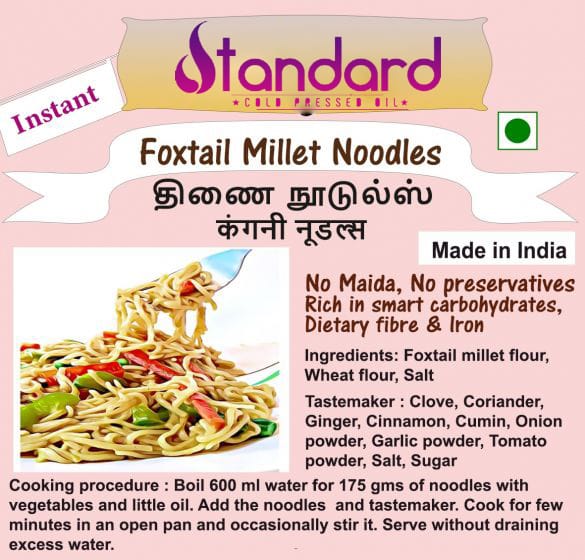 Foxtail Millet Noodles Online | Buy Foxtail Millet Noodle Online - 100% ...